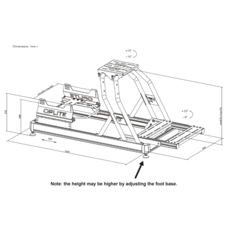 Chassis R8 Fury White - OPLITE