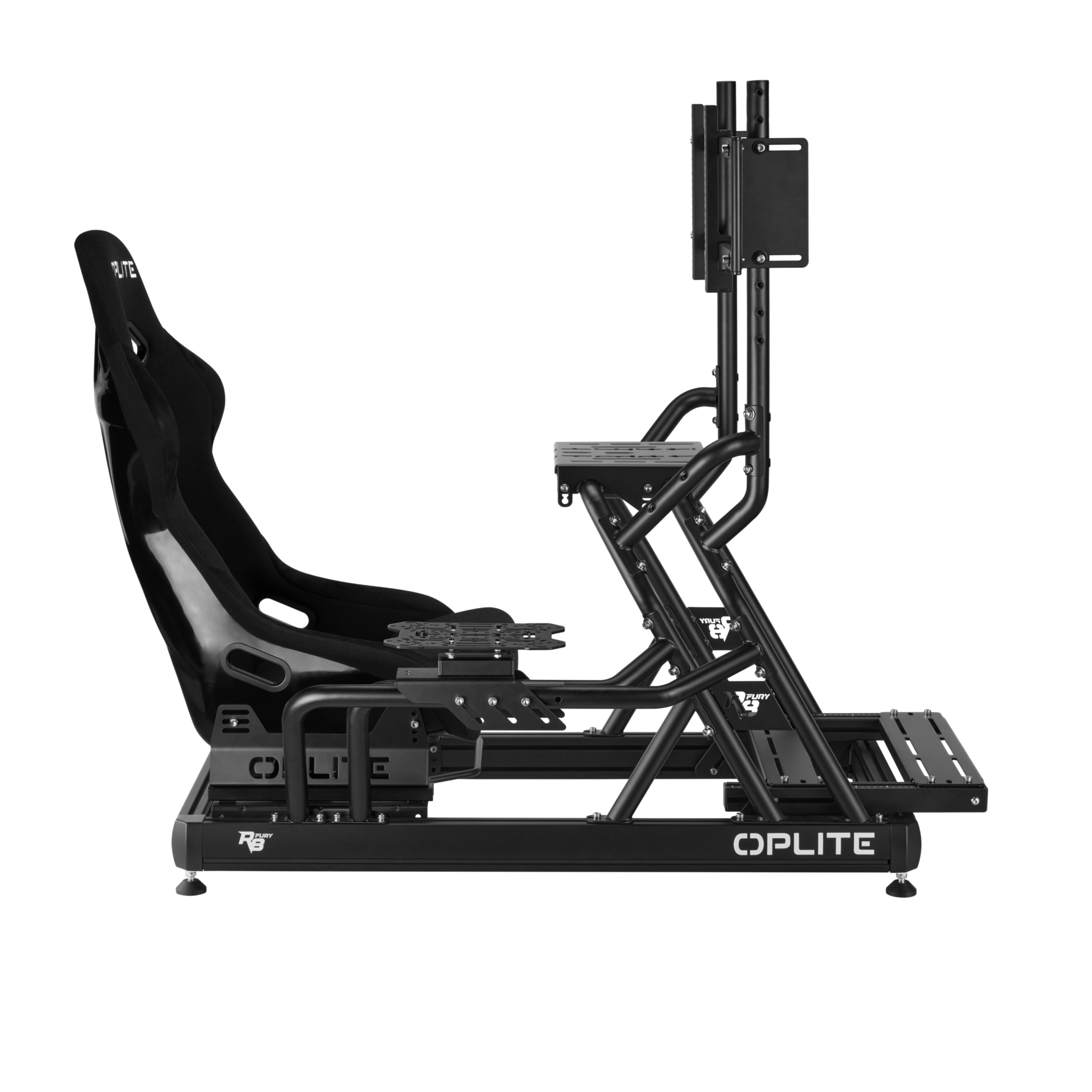 R8 Single Monitor Mount Black - OPLITE