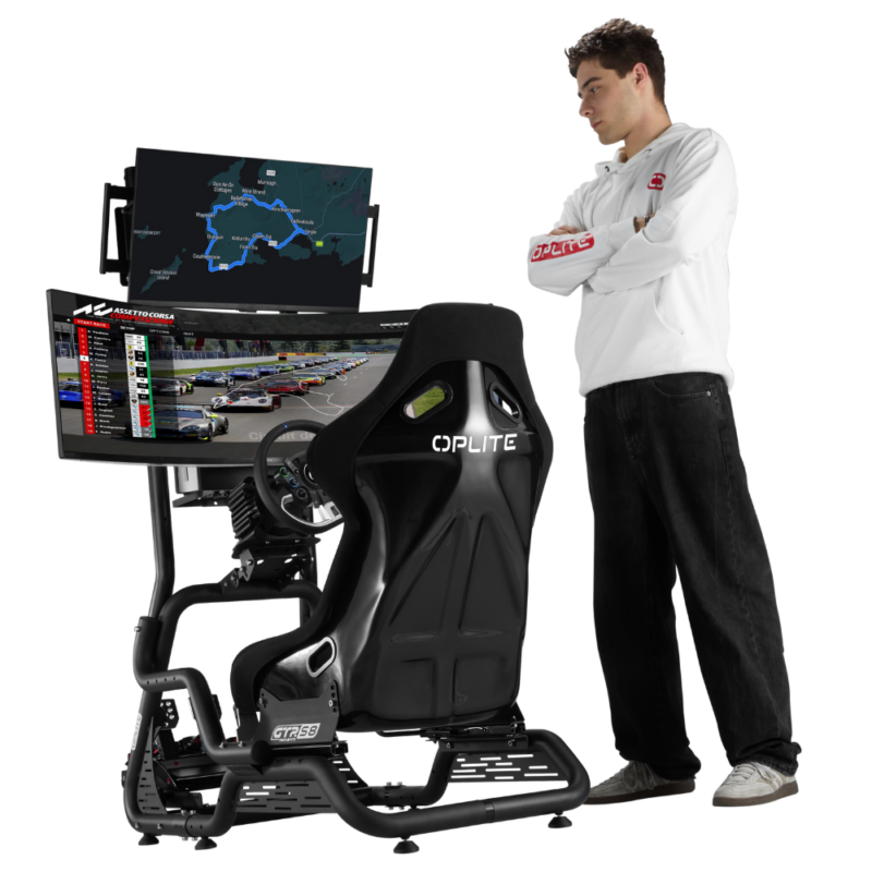 S8 On Top Monitor Mount Black - OPLITE